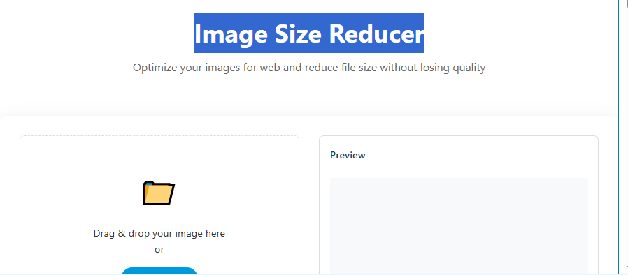 Image Size Reducer – Free Online Image Compressor 2025