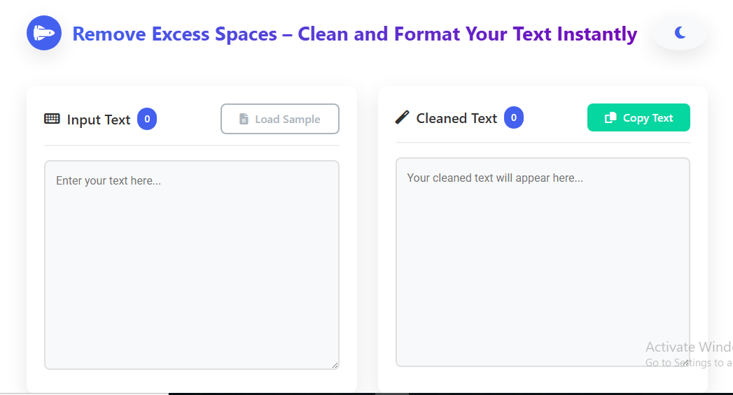 Remove Extra Spaces 2025 – Free Text Cleaner Tool