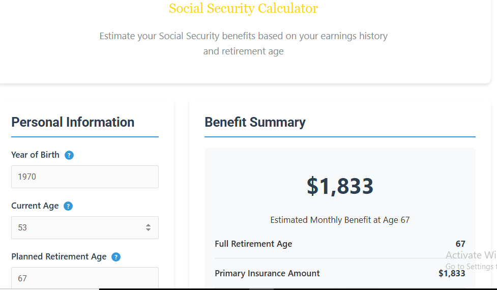 Social Security Calculator 2025 – Estimate Retirement Benefits